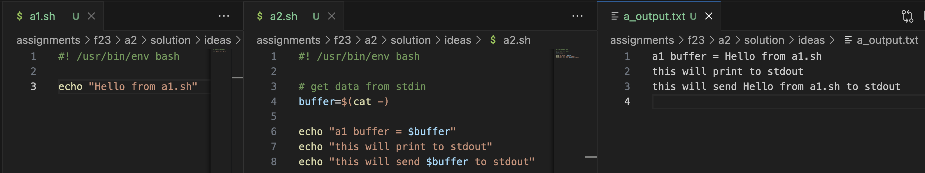 Assignment 1 - UNIX | CSC 412: OS & Networks